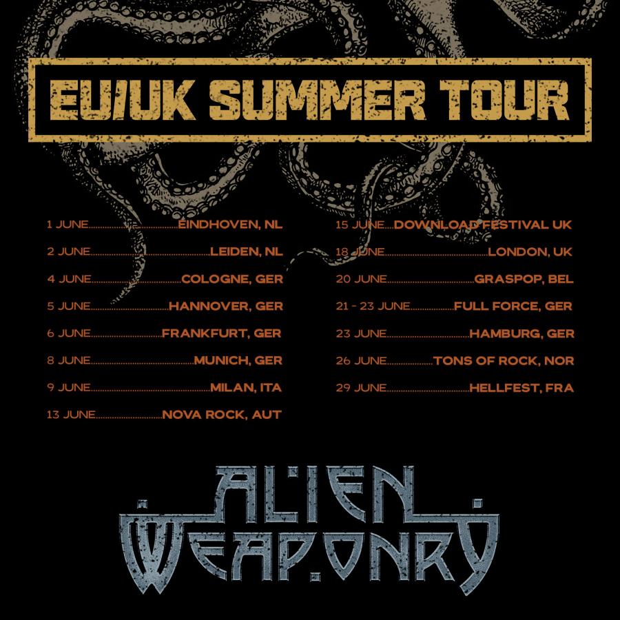 Event Alien Weaponry - Line up