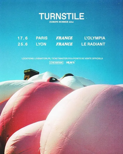 Concert Turnstile - 17/06/2024 - Paris - L'Olympia - France
