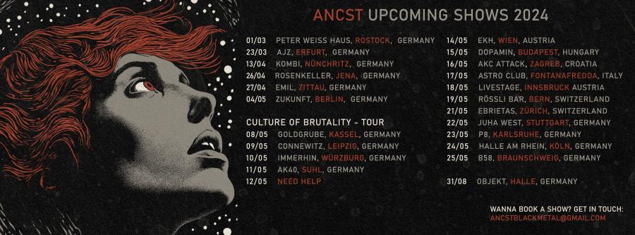 Ancst - Culture of brutality Tour 2024 - 16/05/2024 - Zagreb - AKC ...