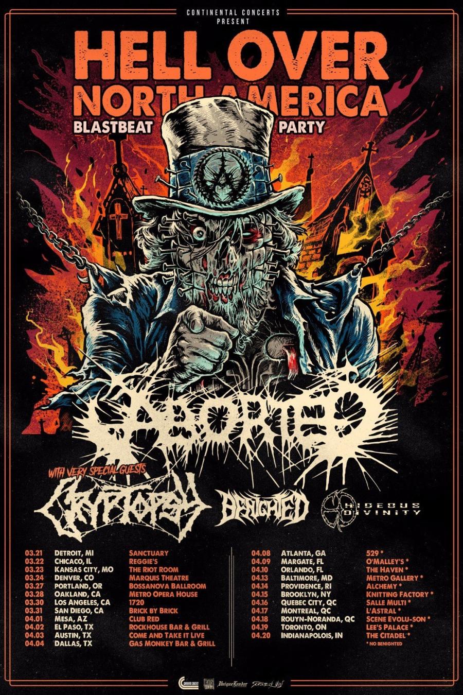 Aborted - Hell over North America 2019 - 10/04/2019 - Orlando - The ...