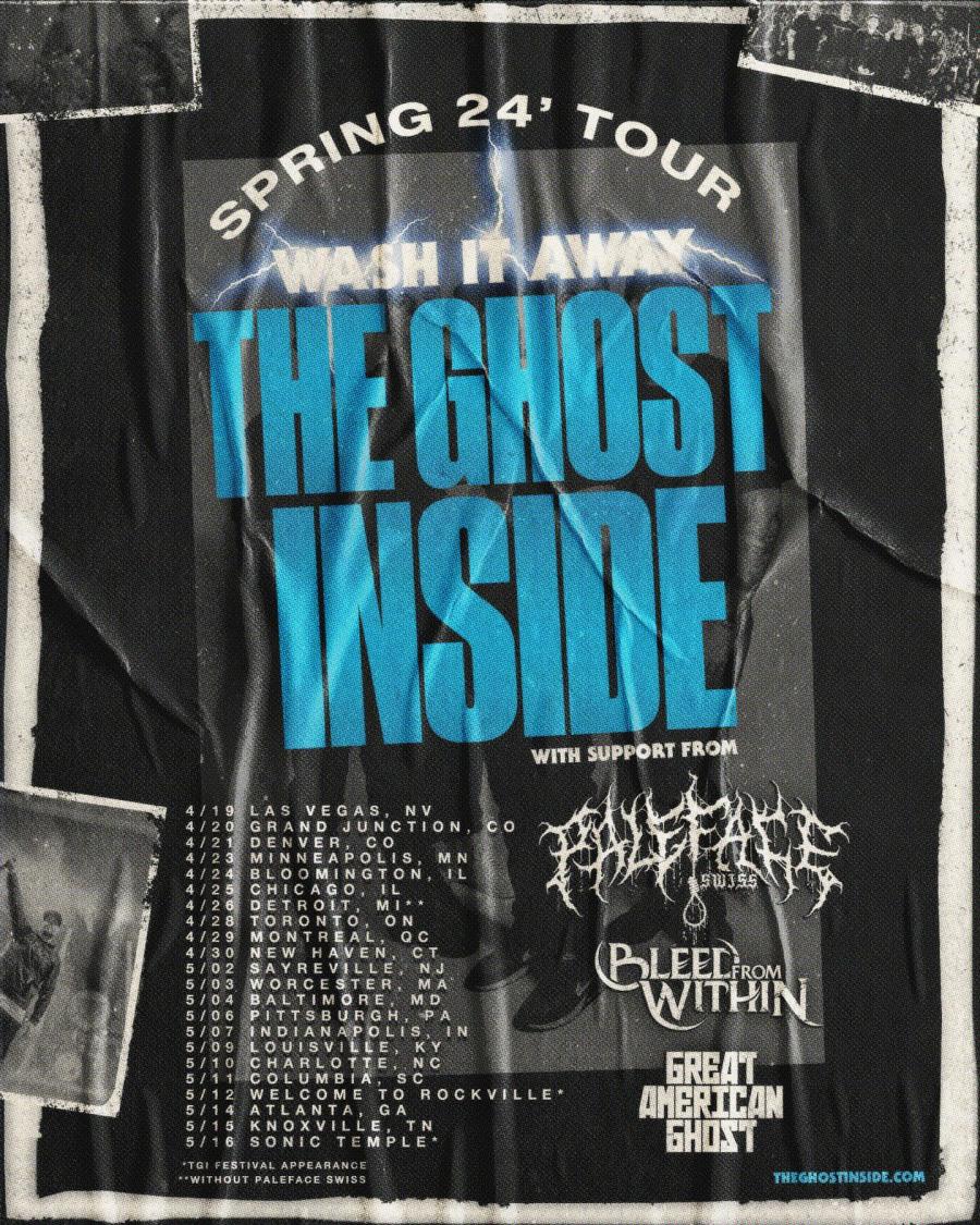 Evenement The Ghost Inside - 30/04/2024 - New Haven - Toad's Place ...