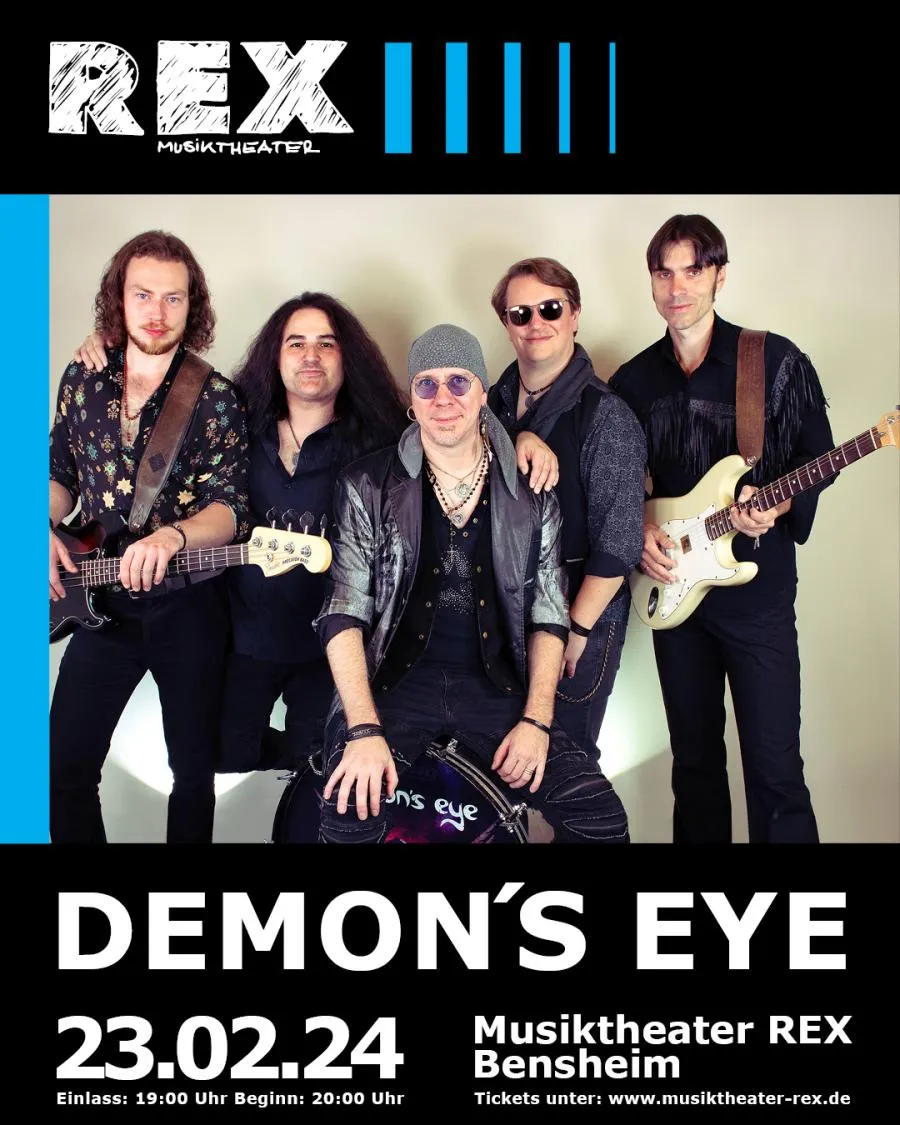 Concert Demon's Eye - 23/02/2024 - Bensheim - Musiktheater REX - Allemagne