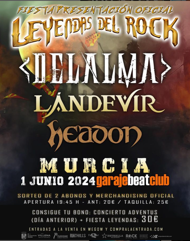 Fiesta Presentación Oficial - Leyendas del Rock 2024 - Line up