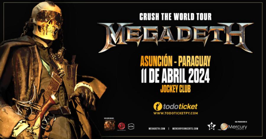 Megadeth Tour - 2024 - 11/04/2024 - Asuncion - Jockey Club - Paraguay