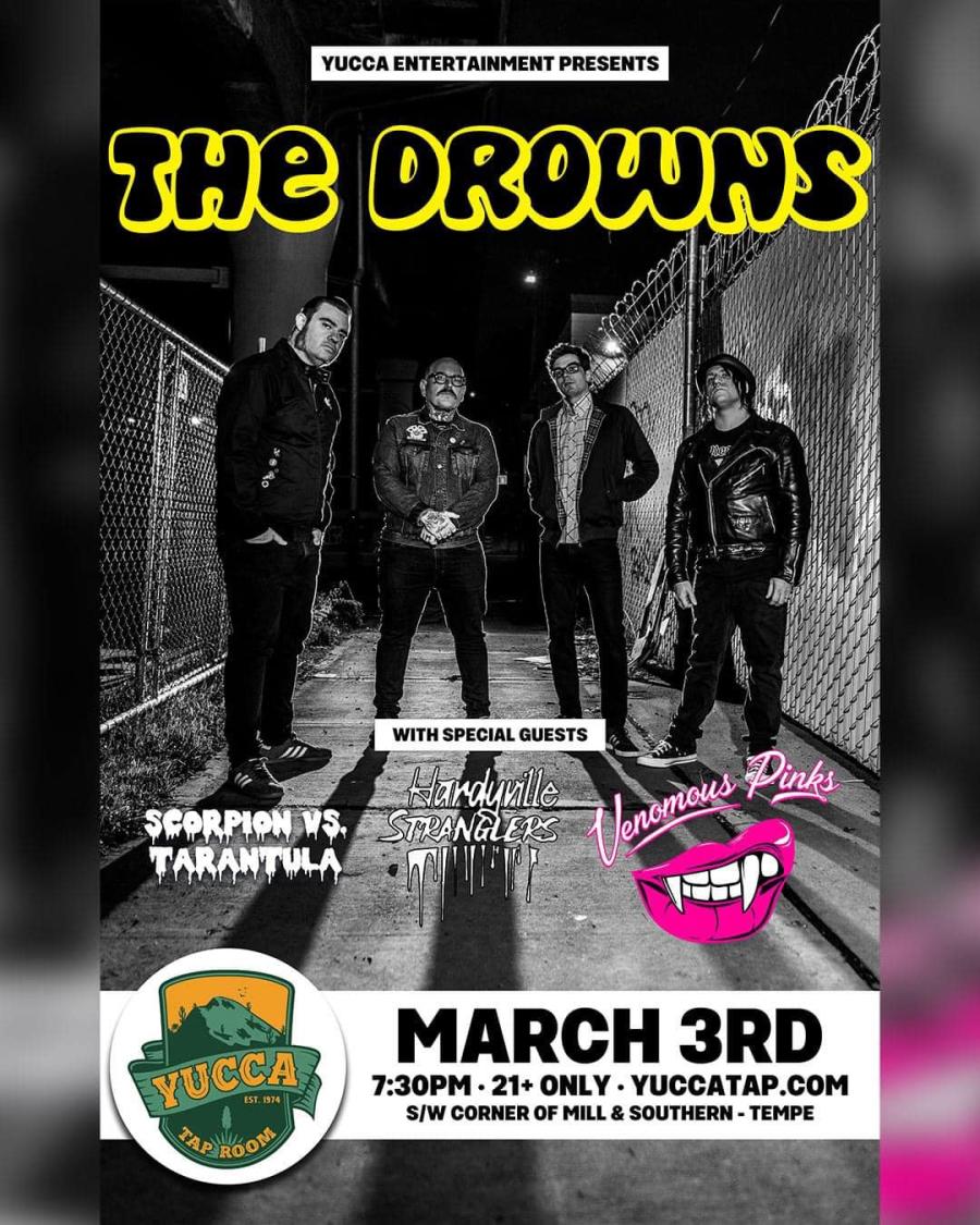 Concert The Drowns - 03/03/2024 - Tempe - Yucca Tap Room - Etats-Unis