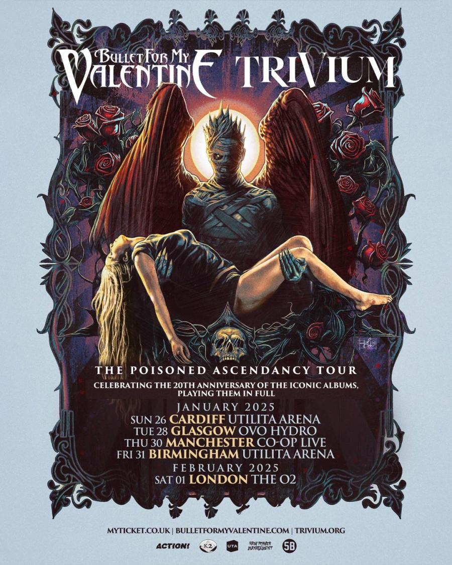 Bullet For My Valentine + Trivium - 26/01/2025 - Cardiff - Utilita ...