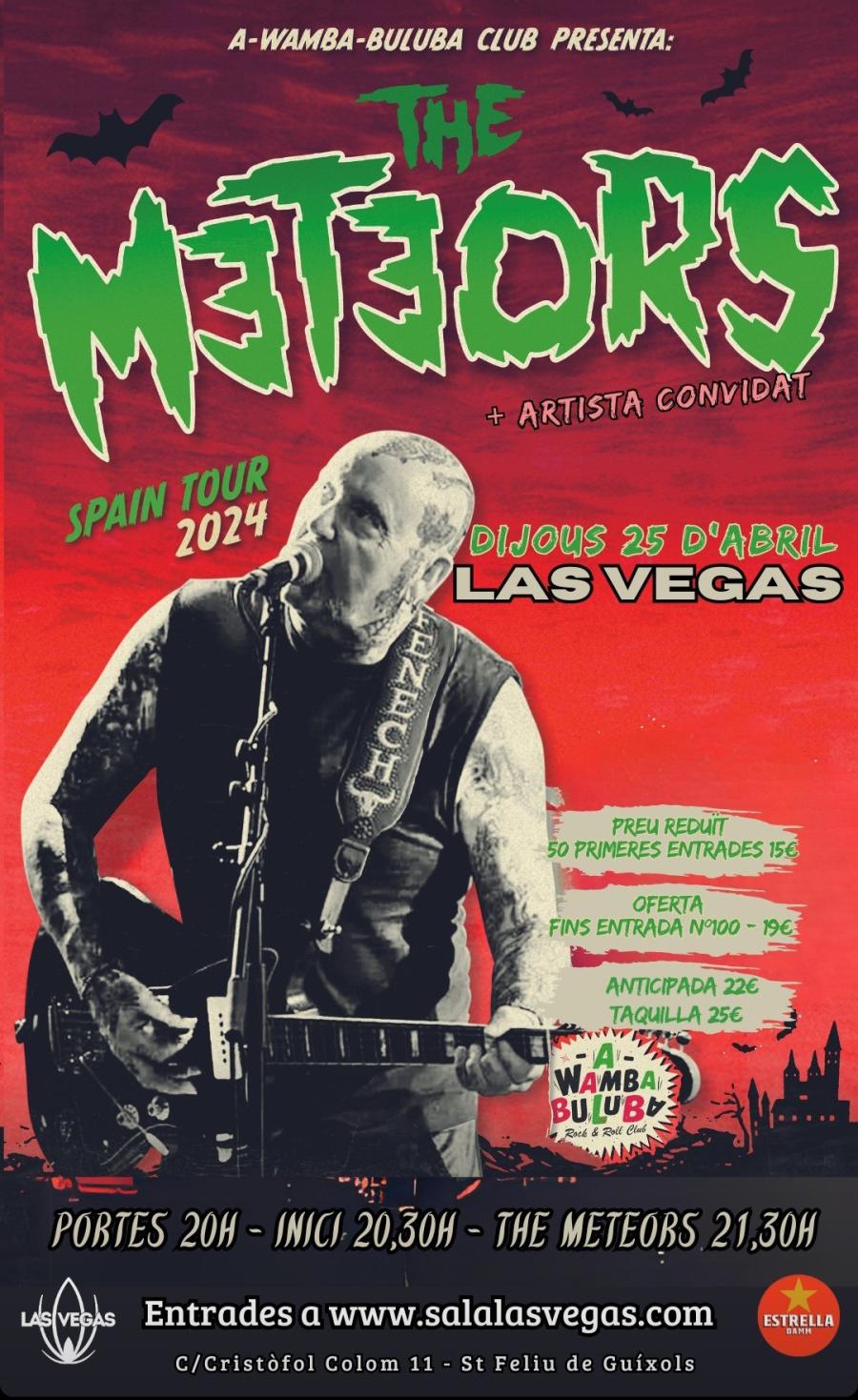 Event The Meteors - 25/04/2024 - Sant Feliu de Guíxols - Sala Las Vegas ...