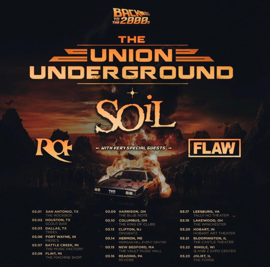 The Union Underground + Soil - Line up