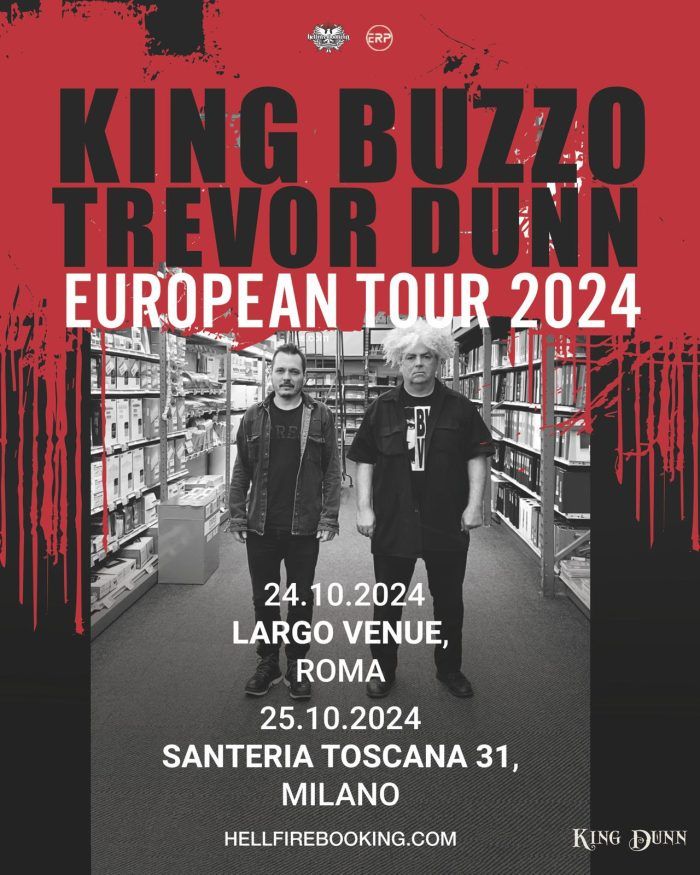 Event King Buzzo & Trevor Dunn - 25/10/2024 - Milano - Santeria Toscana ...