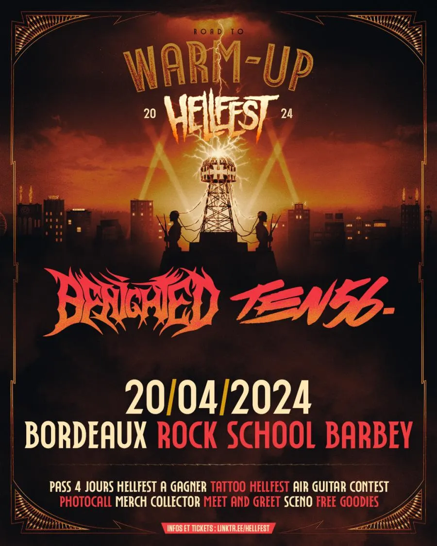 Hellfest Warm-up Tour 2024 - 20/04/2024 - Bordeaux - Rock School Barbey - France
