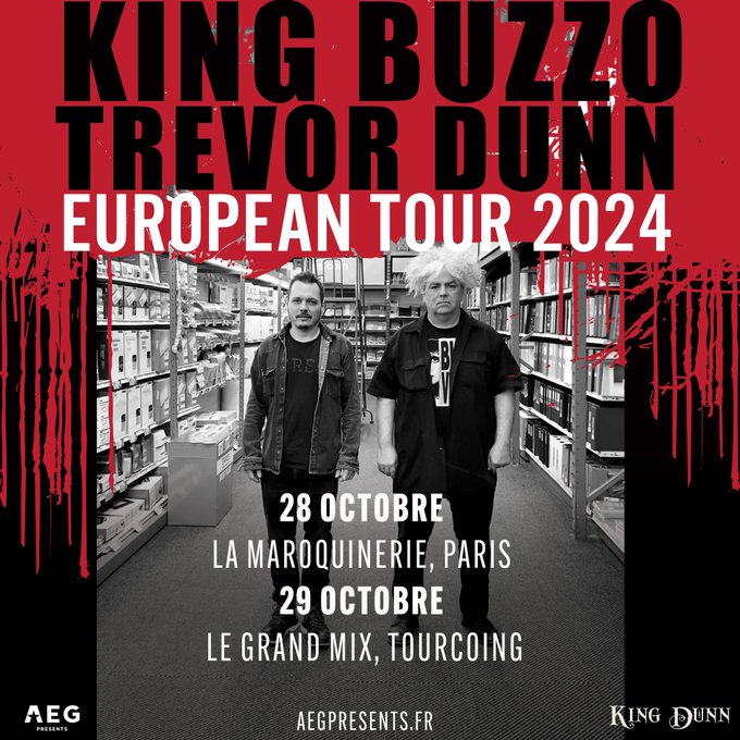 Event King Buzzo & Trevor Dunn - 28/10/2024 - Paris - La Maroquinerie ...