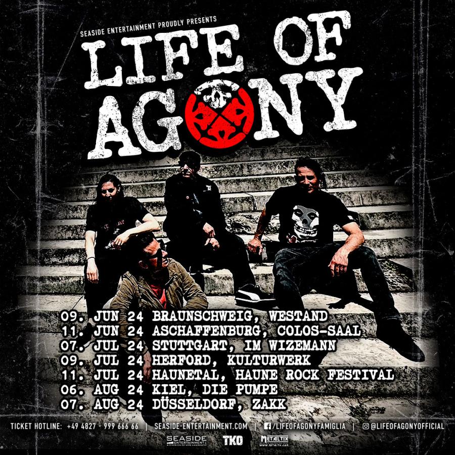 Evento Life Of Agony - 09/06/2024 - Braunschweig - Westand - Alemanha