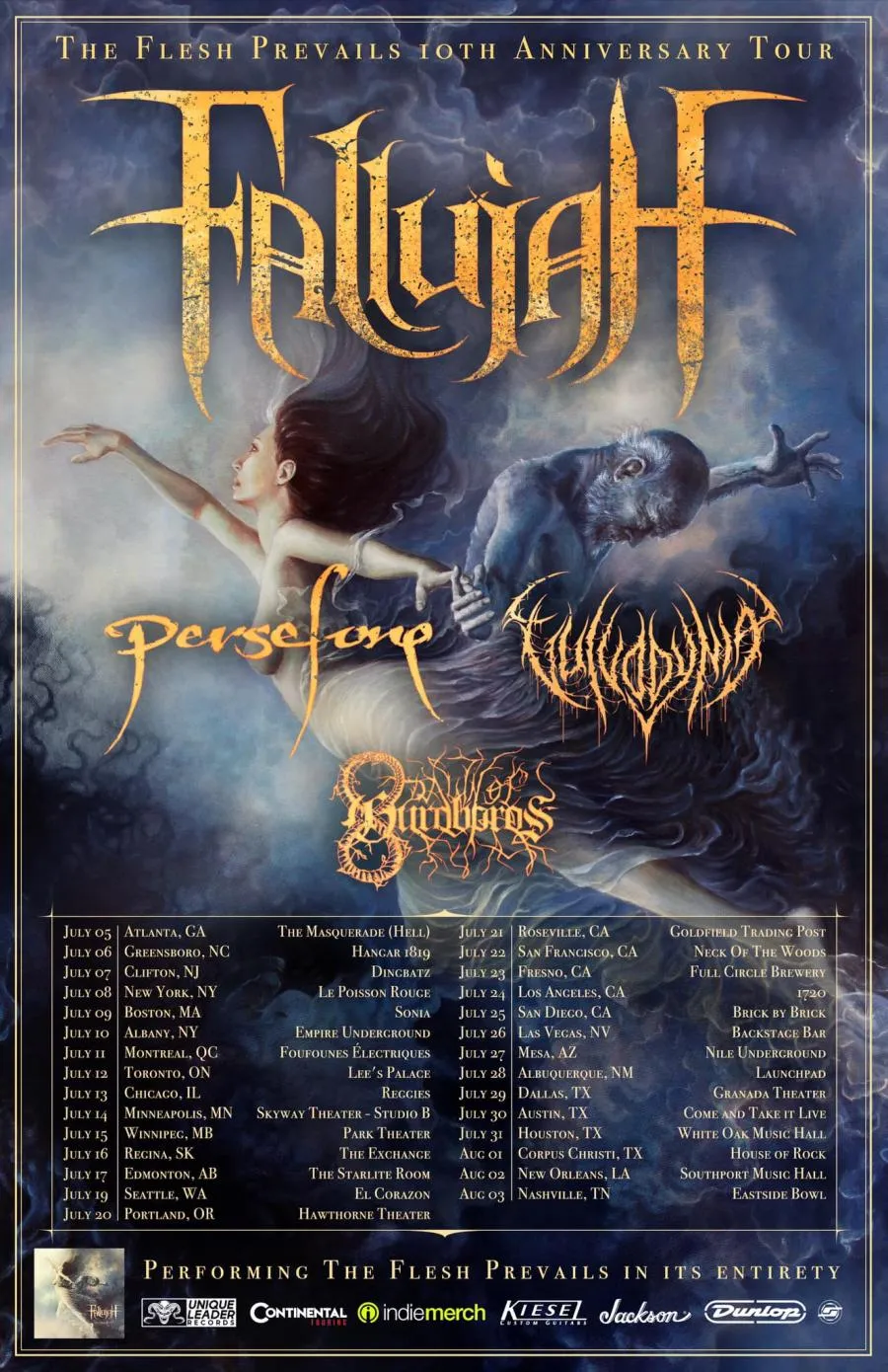 Concert Fallujah - 13/07/2024 - Chicago - Reggie’s - Etats-Unis