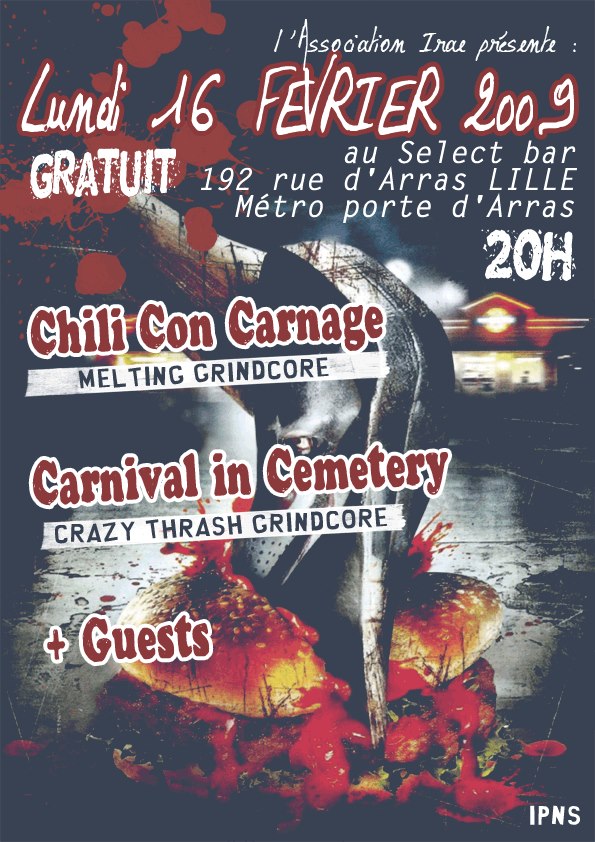 Chili Con Carnage + Carnival in Cemetery - Line up