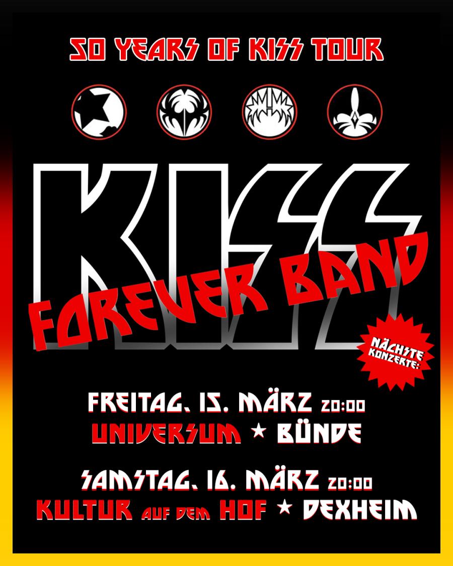 Event Kiss Forever Band - 16/03/2024 - Dexheim - Kultur auf dem Hof ...