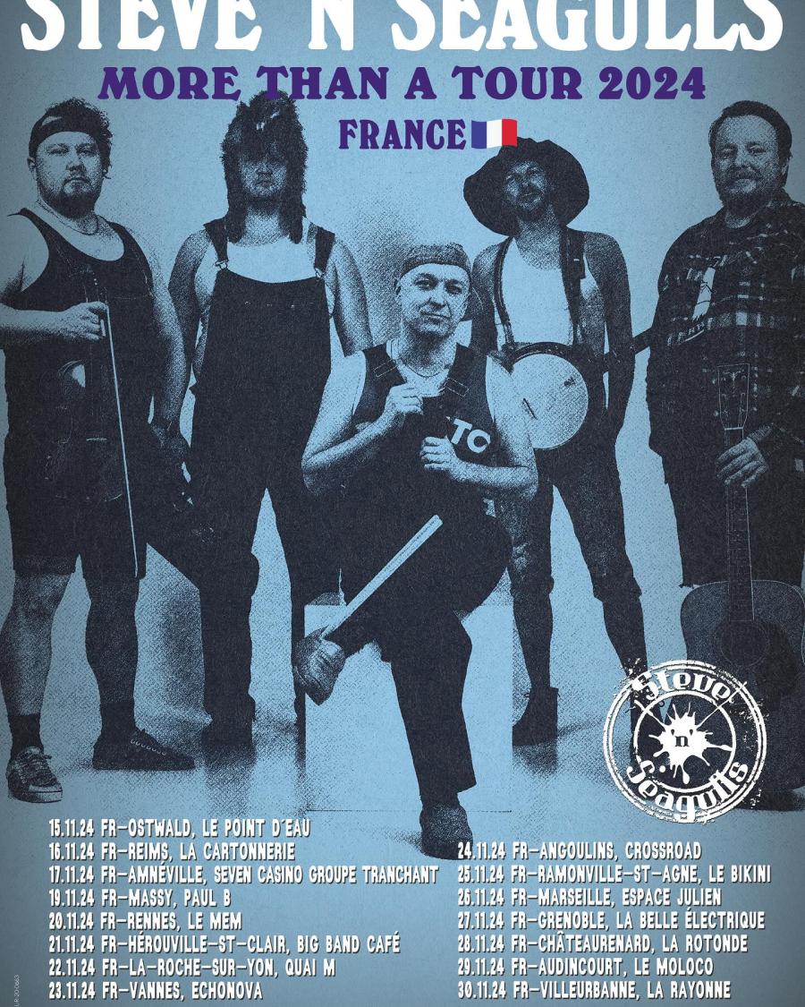 Steve’n’Seagulls - More Than A Tour 2024 - 15/11/2024 - Ostwald - Le ...