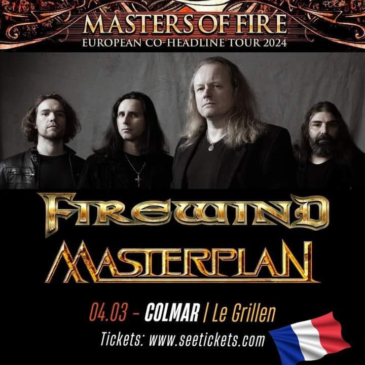 Firewind + Masterplan - Masters of Fire European Tour 2024 - 04/03/2024 ...