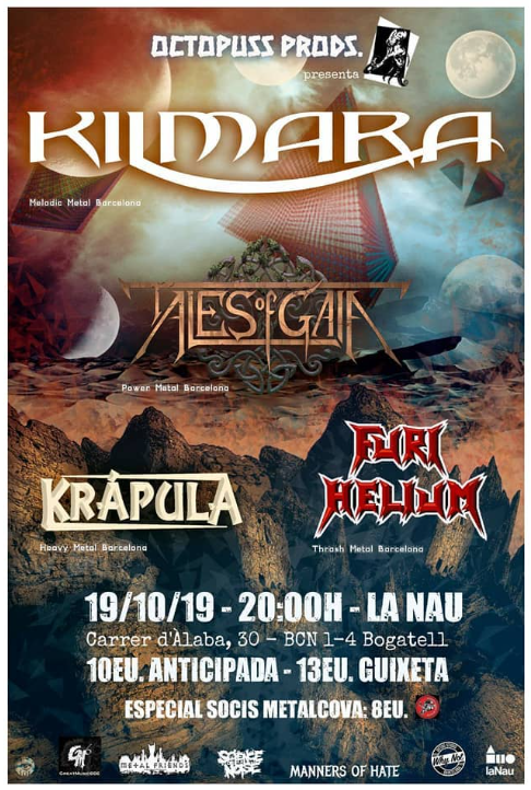 Kilmara+Tales of Gaia+Krápula+Furi Helium - Groupes