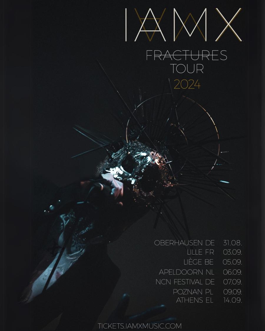 IAMX - Fractures Tour 2024 - 31/08/2024 - Oberhausen - Kulttempel - Germany