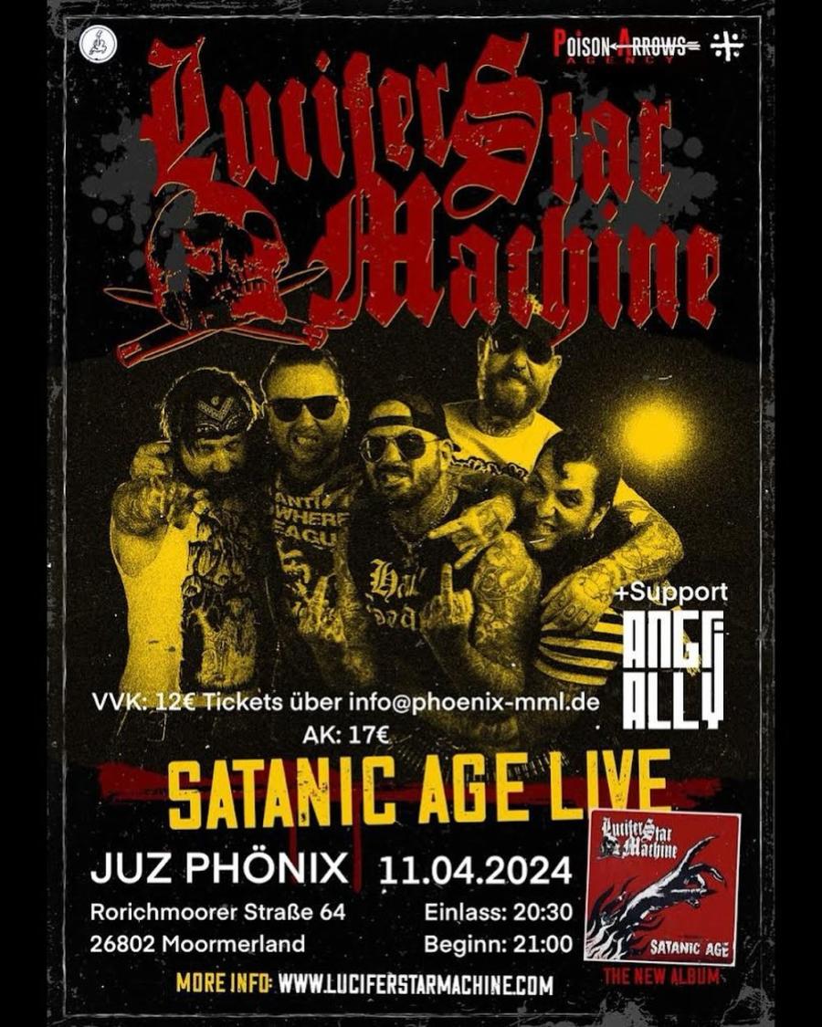 Concert Lucifer Star Machine - 11/04/2024 - Moormerland - JZ Phönix ...