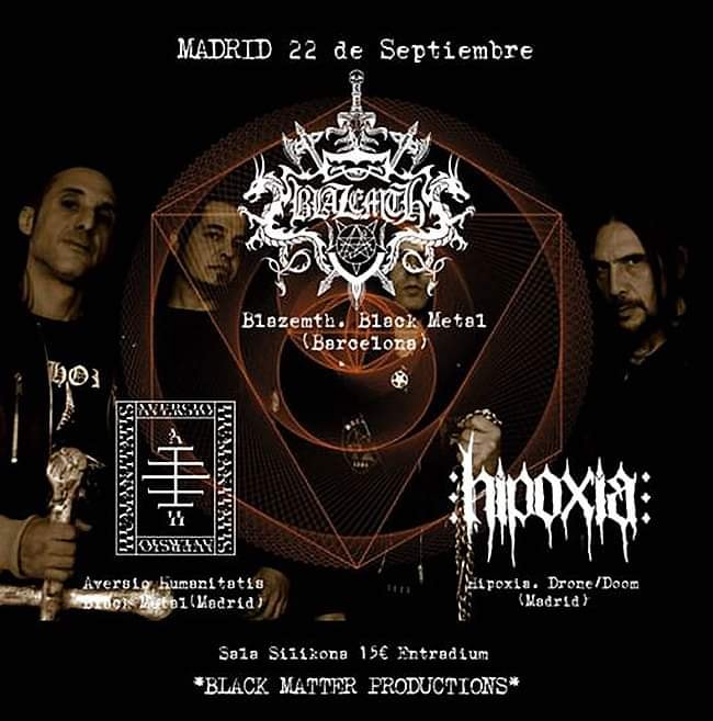 Blazemth + Aversio Humanitatis + Hipoxia - 22/09/2023 - Madrid - Silikona - Spain