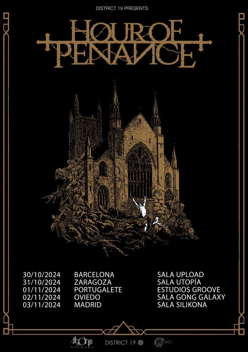 Hour of Penance - Spanish Tour 2024 - 31/10/2024 - Zaragoza - Utopia ...