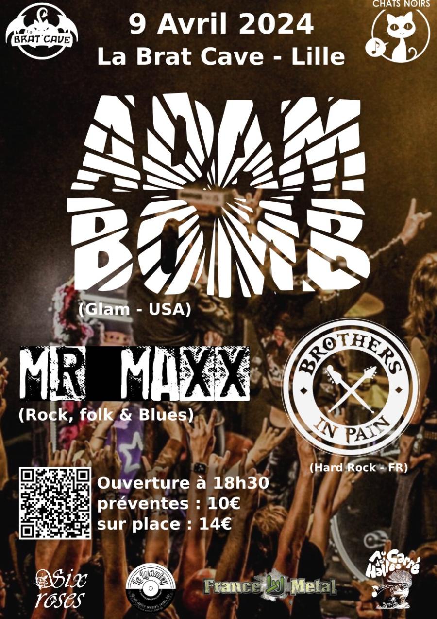 Concert Adam Bomb - 09/04/2024 - Lille - La Brat Cave - France