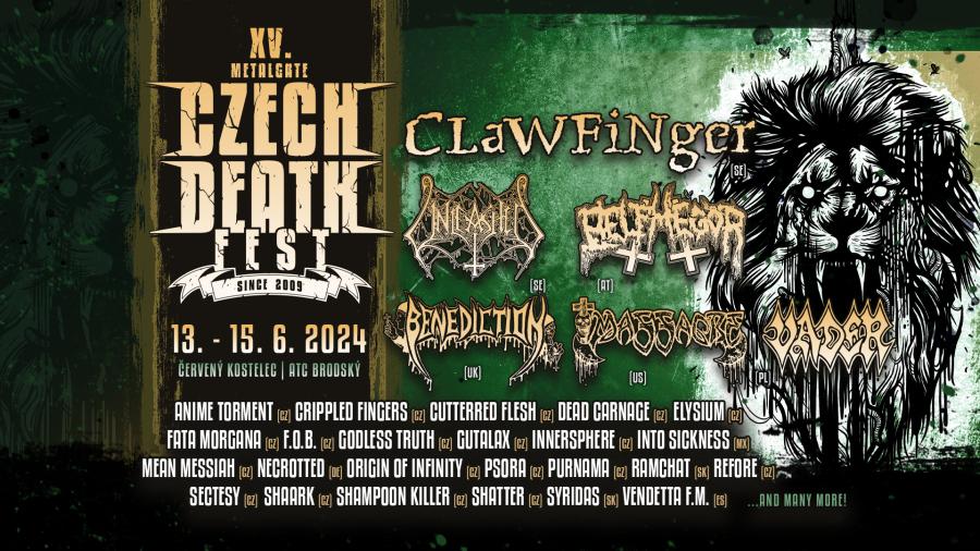 MetalGate Czech Death Fest 2024 - Line up