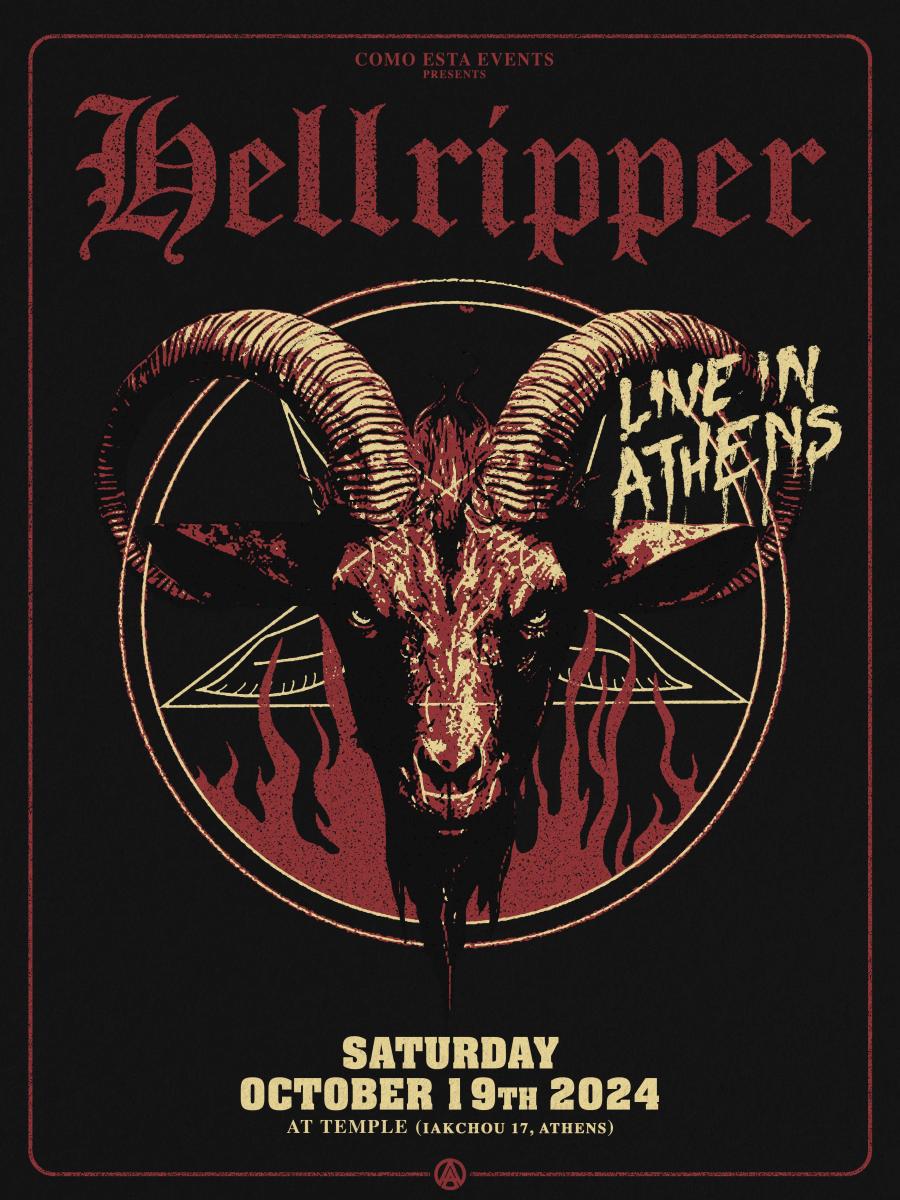 Event Hellripper - 19/10/2024 - Athens - Temple - Greece