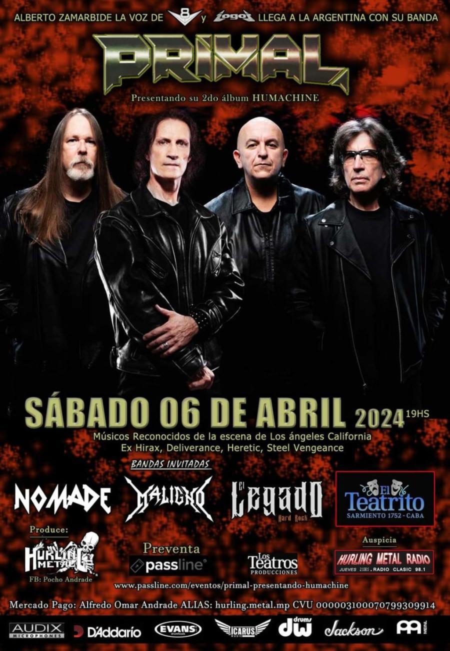 Event Primal - 06/04/2024 - Buenos Aires - El Teatrito - Argentina