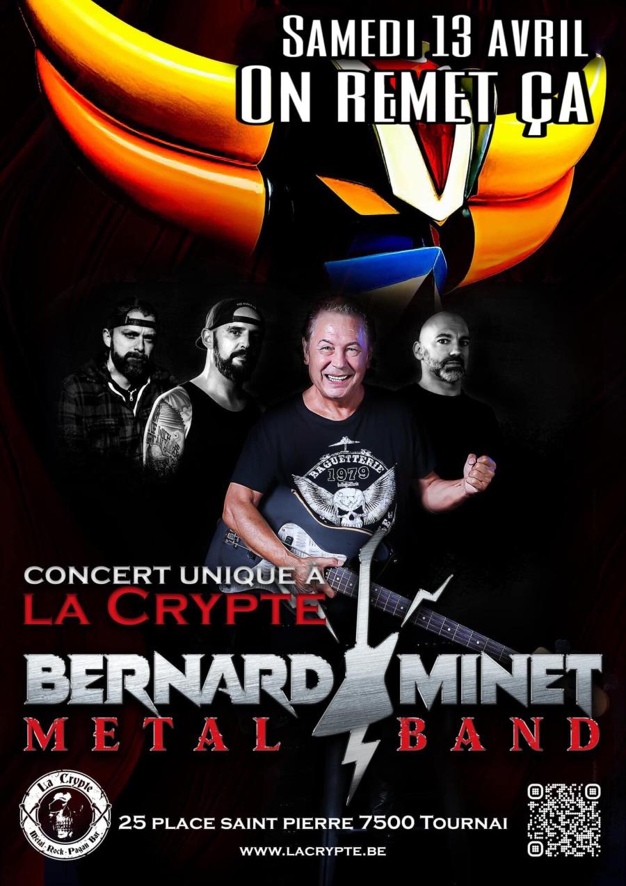 Bernard Minet Metal Band - 13/04/2024 - Tournai - La Crypte - Belgique
