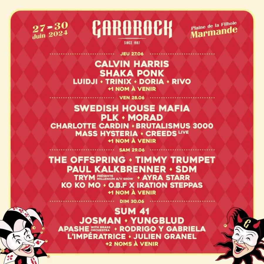 Garorock 2024 - 27/06/2024 (4 jours) - Marmande - France