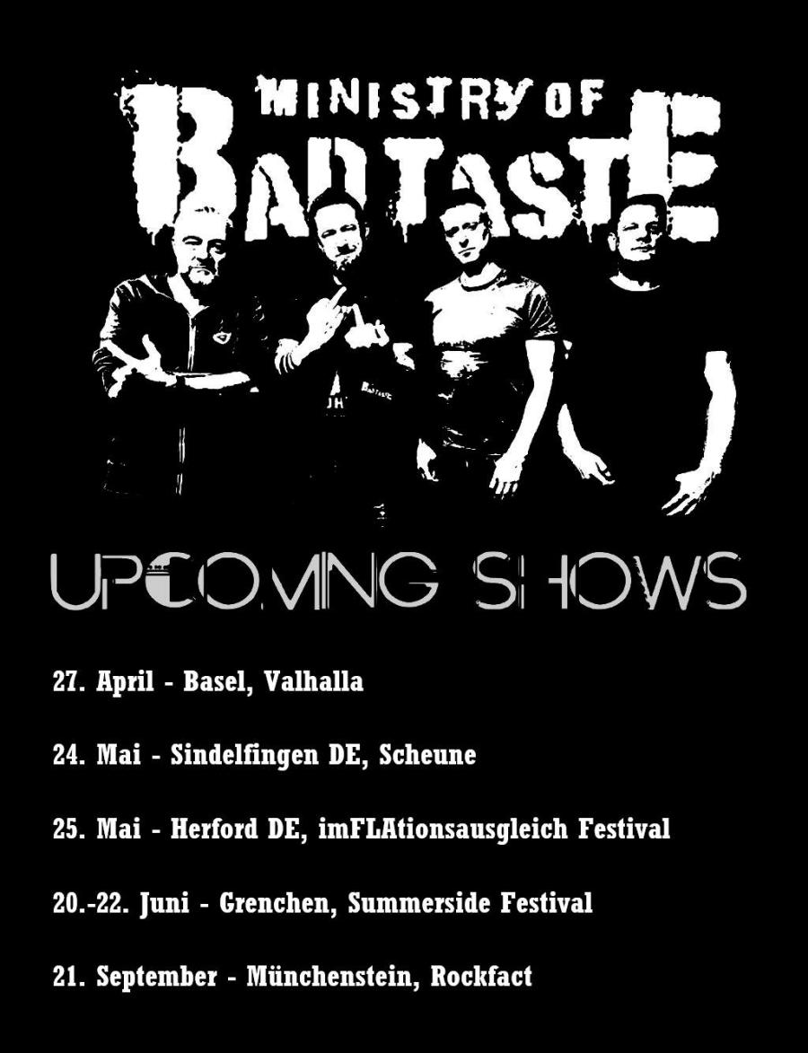 Konzert Ministry Of Bad Taste - 24/05/2024 - Sindelfingen - Scheune ...
