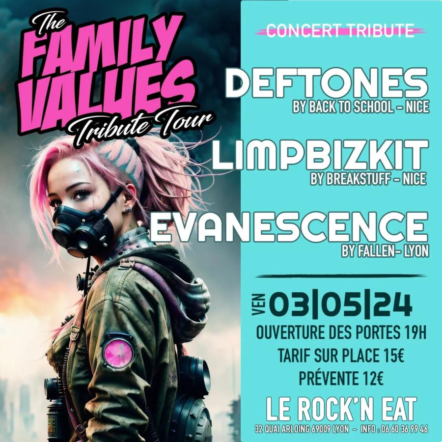 Family Values Tribute Tour 2024 - Line up