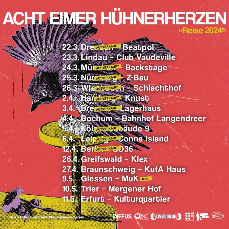 Event Acht Eimer Hühnerherzen - 27/04/2024 - Braunschweig - KufA - Germany