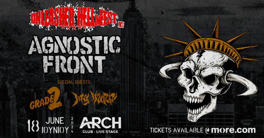 Agnostic Front + Grade2 - 18/06/2024 - Athens - Arch Club - Grécia