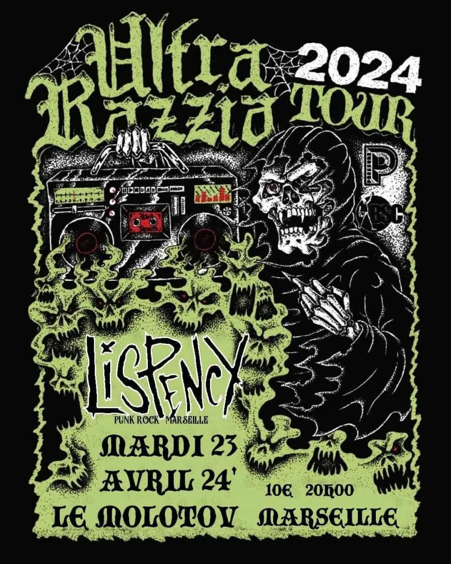 Ultra Razzia + Lispency - 23/04/2024 - Marseille - Le Molotov - France