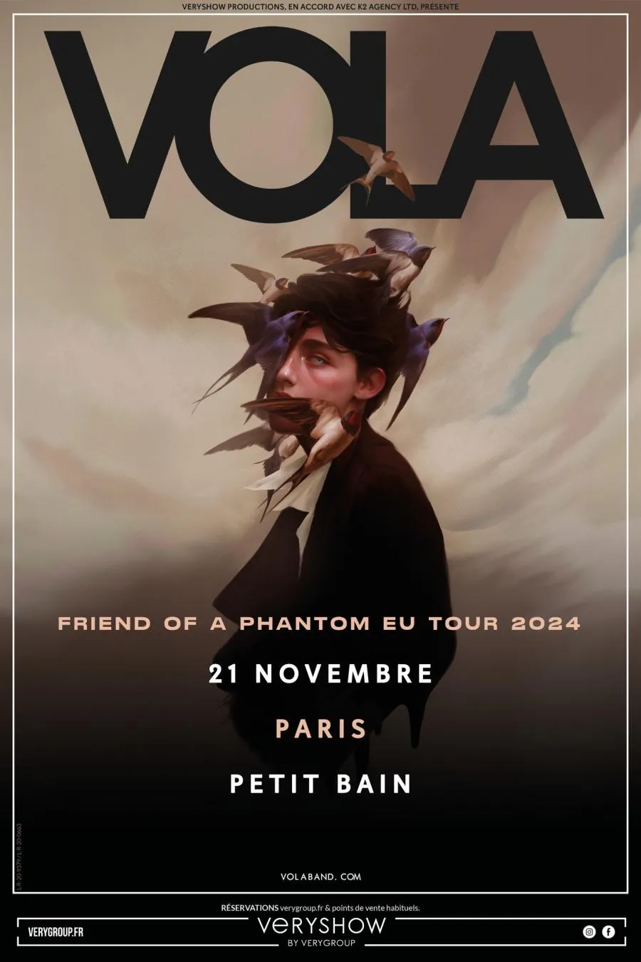 Concert Vola - 21/11/2024 - Paris - Le Petit Bain - France