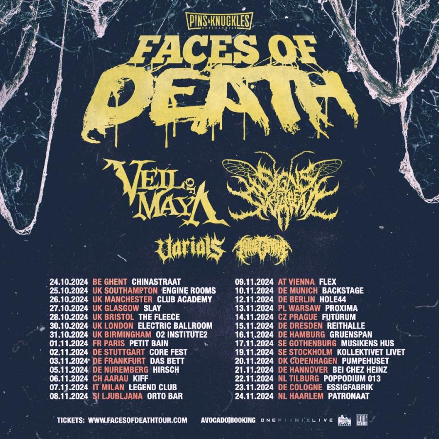 Faces Of Death Tour 2024 - Line up