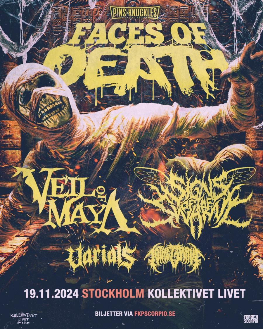 Faces Of Death Tour 2024 - 19/11/2024 - Stockholm - Kollektivet Livet ...
