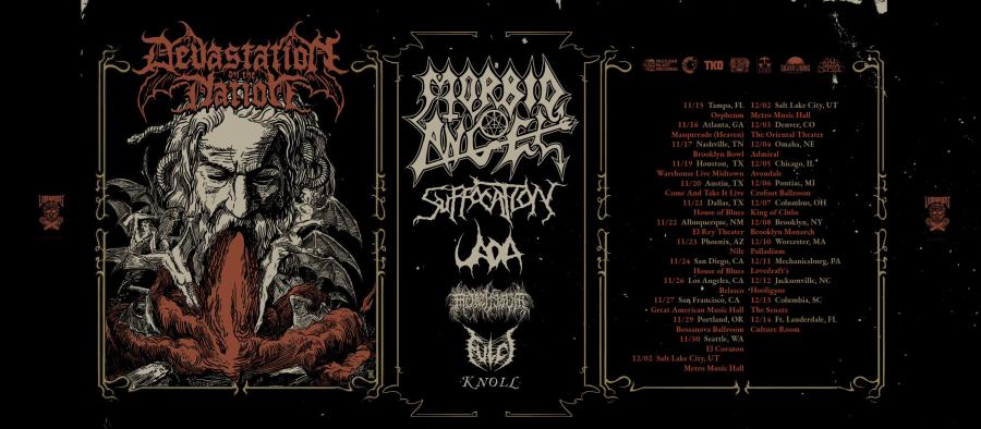 Morbid Angel - Devastation on the Nation Tour 2024 - Line up