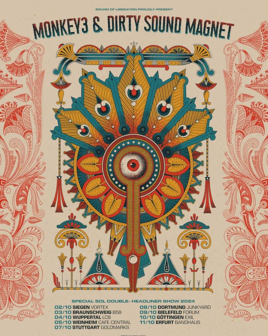 Event Monkey3 + Dirty Sound Magnet - Line up