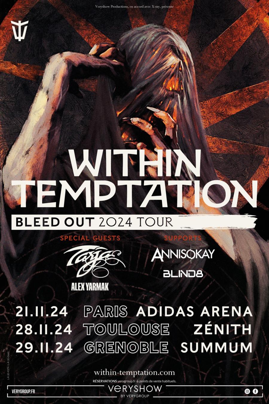 Event Within Temptation - Line up