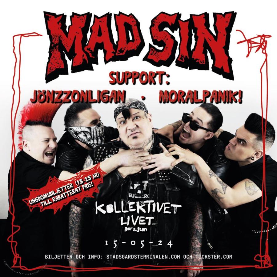 Event Mad Sin - 15/05/2024 - Stockholm - Kollektivet Livet - Sweden