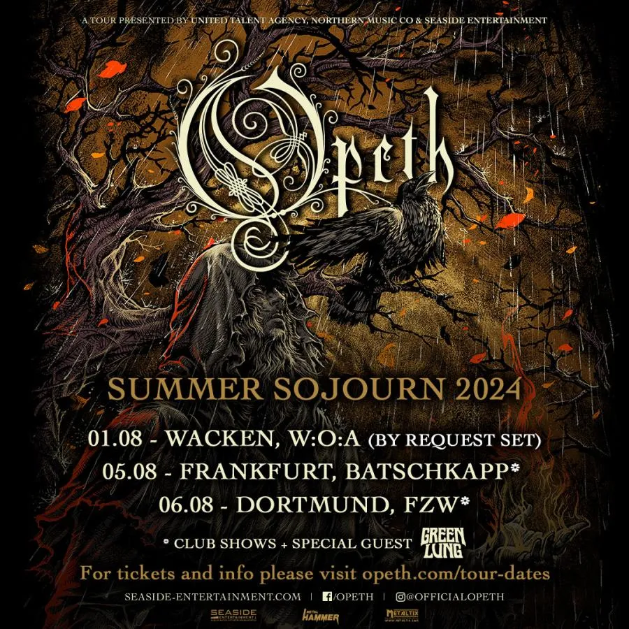 Concert Opeth - 05/08/2024 - Frankfurt - Batschkapp - Allemagne