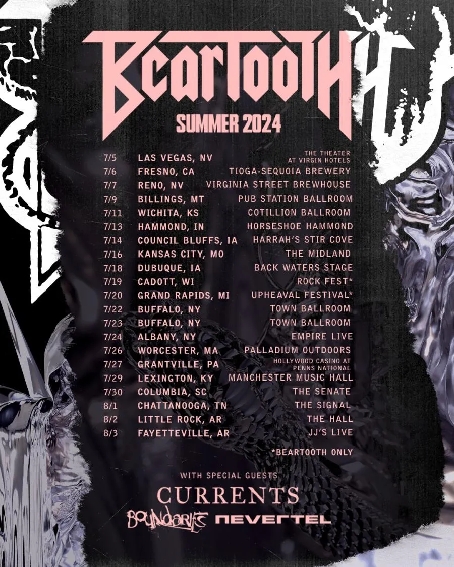 Concert Beartooth - 22/07/2024 - Buffalo - Town Ballroom - Etats-Unis