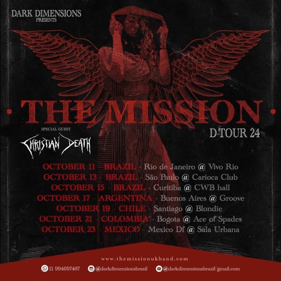 Concierto The Mission - Line up