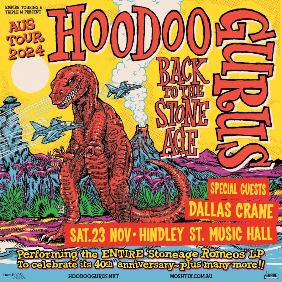 Concert Hoodoo Gurus - 23/11/2024 - Adelaide - Hindley Street Music ...