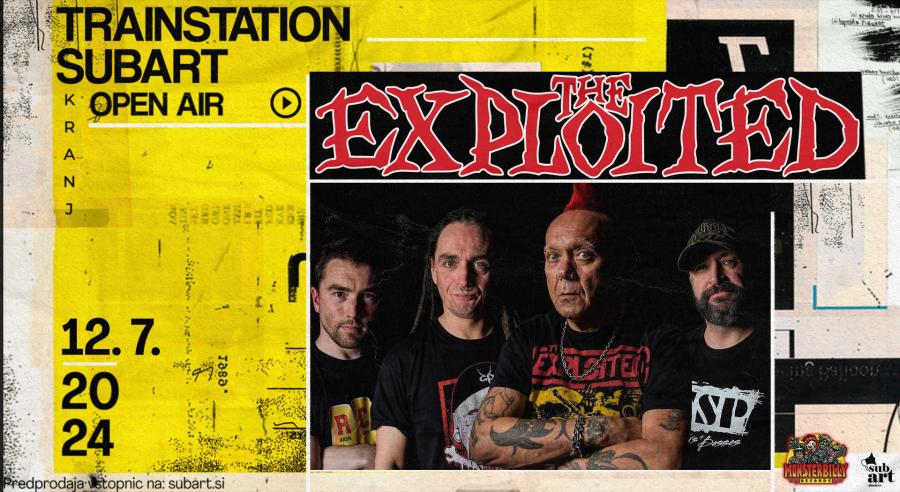 The Exploited + Odpadki Civilizacije + Odpisani + Opran Možg - Line up