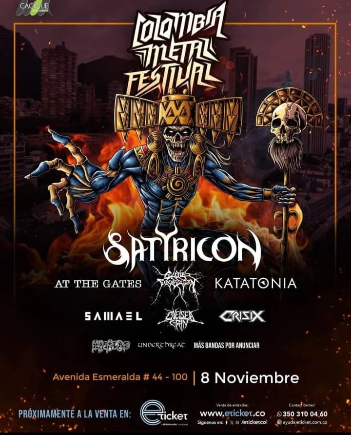 Colombia Metal Festival - 08/11/2024 - Bogota - Parque Simon Bolivar ...